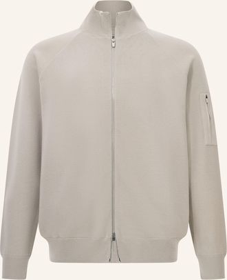 Boggi Milano Boggi Milano Tech Bomber Jacket In Merino Wool braun