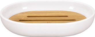 Kleine Wolke Seifenschale Timber, weiß