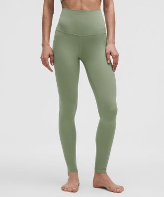 lululemon Align Leggings mit superhohem Bund f&uuml;r Frauen - 71 cm - Gr&ouml;&szlig;e 2 in Desert Green