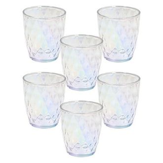 Tognana Lot de 6 Verres 320 ml Opal, Verre, Transparent