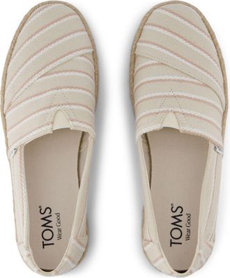Toms Damen - Alpargata Rope 2.0 10021816 - Natural Woven Stripes, Größe:39 EU