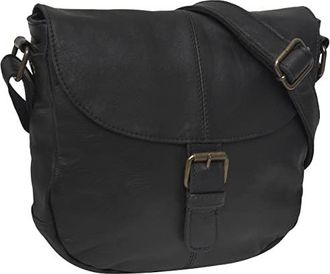 Gusti Sac &agrave; Main Femme en Cuir - Sac Bandouli&egrave;re Vintage &Eacute;l&eacute;gant, Compact et Spacieux pour Sortie, Travail, Loisir, Pochette S&eacute;curis&eacute;e