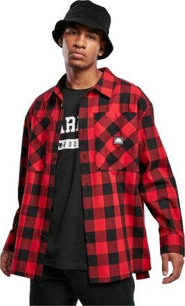 Southpole Herren Check Flannel Shirt red, XL