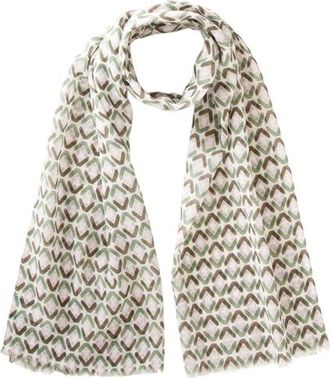 Benetton Sciarpa 6fl0du015 écharpe Foulard, Multicolore, Taille Unique Femmes