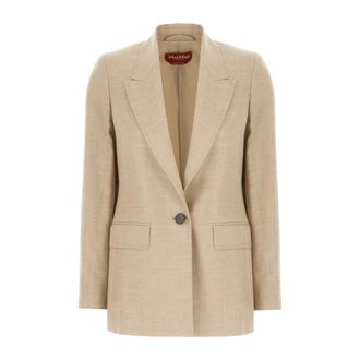 Max Mara Femme, Vestes, Beige, Taille: 44 FR Bolsena Blazer
