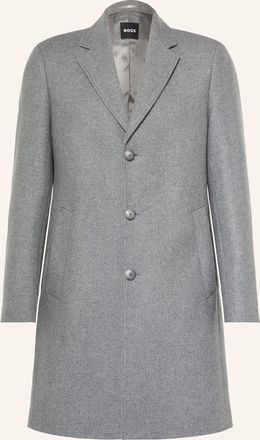 HUGO BOSS Wollmantel Hyde grau