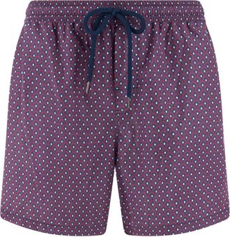 Boggi Milano Homme, Maillots de bain, Rouge, Taille: S Maillot de bain &agrave; imprim&eacute; g&eacute;om&eacute;trique