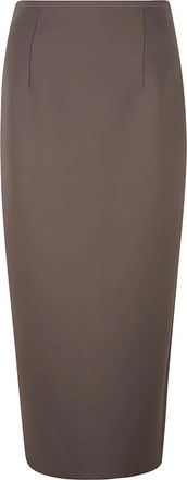 Khaite Winton Skirt - Femme - Jupes - Brun - Taille: 36 FR
