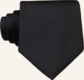 HUGO BOSS Krawatte schwarz