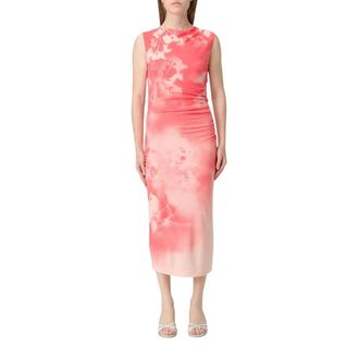 HUGO BOSS Femme, Robes, Multicolore, Taille: 42 FR Robe sans Manches avec Col Rond