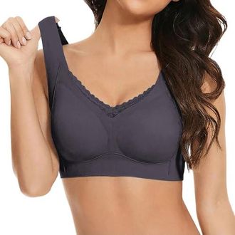 Generic Femme Soutien Gorge avec Bonnet Complet Fermeture Devant Sexy Soutien Gorge Grande Taille sans Armature Maintien Fort Soutiens-Gorge De Sport Soutien 