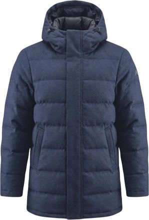 H&egrave;SKIMO Langer gesteppter Parka mit Kapuze - - Coats - Herren - Blau - XL