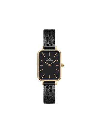 Daniel Wellington Quadro Pressed Ashfield 20x26mm - Schwarz