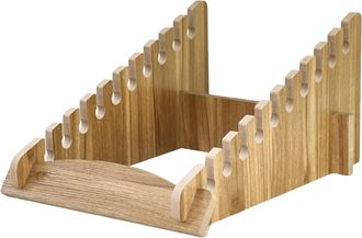 Generic Fliesenst&auml;nder, 10-stufiger Fliesenmusterst&auml;nder, Bodendisplay Mit Vertikalen Schlitzen, for Ausstellungsr&auml;ume Im Einzelhandel, Platzsparend(26.5x60x3