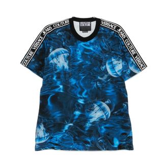 Versace Jeans Couture T-Shirts - - Tops - Herren - Blau - M