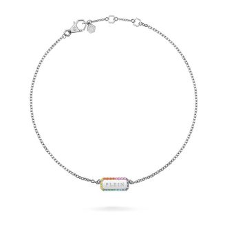 Philipp Plein Plein Tag Necklace - - Accessories - Damen - Grau - ONE SIZE