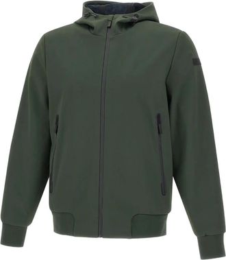 Roberto Ricci Design Kapuzenjacke mit Reißverschluss - Grün