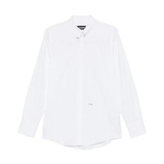Dsquared2 Chemise &agrave; col &agrave; &eacute;pingle coupe ajust&eacute;e - Homme - Chemises - Blanc - Taille: L