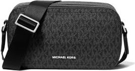 Michael Kors Sacoche Signature Logo MK Hudson Noir