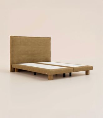 Tediber Lit boxspring Grand Ours 140x200 cm - Marron Havane - Tediber