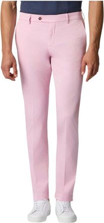 Brooks Brothers Homme, Pantalons, Rose, Taille: W44 Chino Regular Fit en Gabardine de Coton Stretch