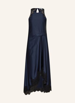 Reiss Reiss Satinkleid Anais Mit Spitze blau