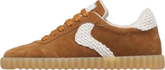 Voile Blanche Femme, Chaussures, Brun, Taille: 36 EU Ines Crochet