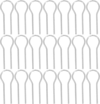 Angoily 200 St&uuml;ck H&auml;ngenadel aus Keramik Dr&auml;hte f&uuml;r Keramikkunst Haken zum Fixieren von Glas Haken f&uuml;r den Ofengebrauch zum Keramikbrennen kompakte Brennnadel