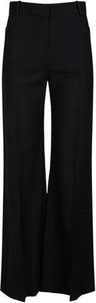 Victoria Beckham Pantalon Alina taille haute &agrave; plis