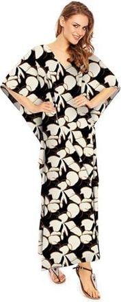 Looking Glam Nouvelle Robe Tunique Caftan Maxi Kimono Pour Femme, Taille Universelle, 52-56 Grande taille