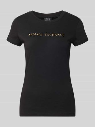 A|X Armani Exchange Slim Fit T-Shirt aus reiner Baumwolle