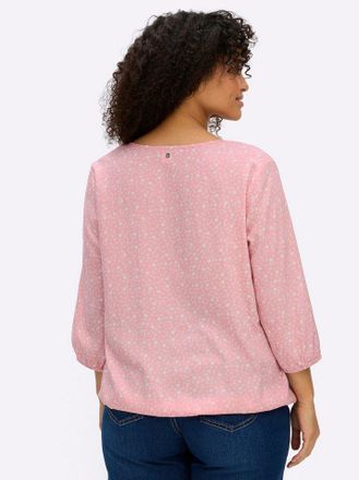 Sheego Klassische Bluse Tunika 3/4-Arm