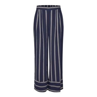 Masai Femme, Pantalons, Bleu, Taille: 40 FR Wide Pantalons
