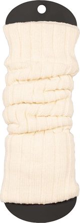 Ateena Stulpen Damen Ecru, Stulpen Damen Wolle, Kn&ouml;chelw&auml;rmer, Beinw&auml;rmer Acrylic mit Wolle, Maximaler Wadenumfang - 40 cm, L&auml;nge - 60 cm