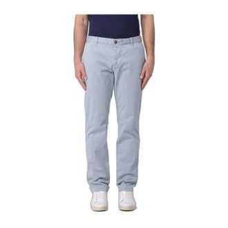 Blauer Chino-Hose aus Stretch-Baumwolle - - Trousers - Herren - Blau - W36