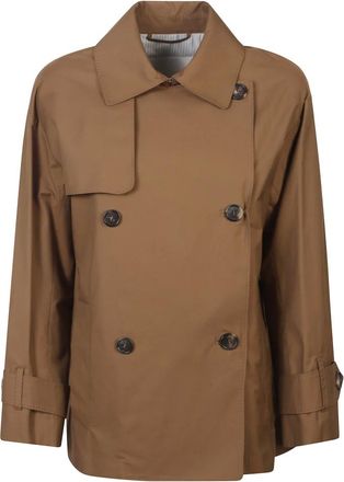 Max Mara Femme, Vestes, Brun, Taille: 36 FR Cube Coat