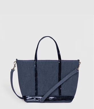 Vanessa Bruno Cabas XS Lin Zipp&eacute; Denim