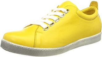 Andrea Conti Femme 0347801 Basket, Jaune, 37 EU