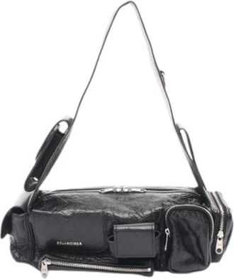 Balenciaga Sac bandouli&egrave;re vintage Pre-owned - Femme - Pre-owned - Noir - Taille: ONE Size