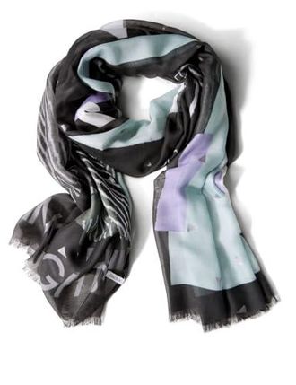 Cecil B572645 TOS_Foil Print &Eacute;charpe, Noir, A Femmes