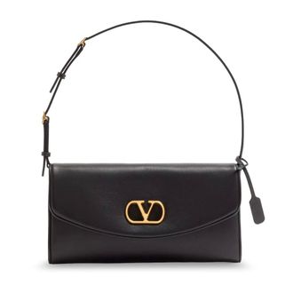 Valentino Garavani Femme, Sacs, Noir, Taille: ONE Size DeVain Small Nappa Shoulder Bag