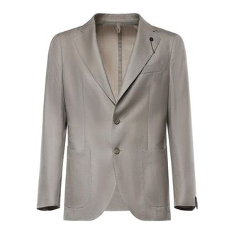 Santaniello Homme, Vestes, Beige, Taille: 2XL Gabardina Jacket
