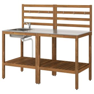 IKEA N&Auml;MMAR&Ouml; K&uuml;che mit Sp&uuml;leneinheit/au&szlig;en