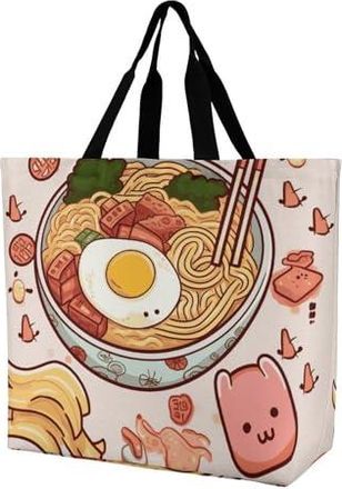 Generic D&eacute;licieuses Nouilles Sucr&eacute;es Sac Cabas Pliable Sacs D&eacute;contract&eacute; Sac &Agrave; Bandouli&egrave;re Pour Travail Shopping Quotidienne