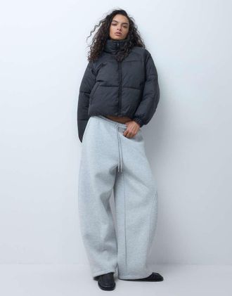 Vero Moda doudoune courte &agrave; col montant noire
