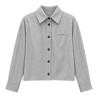 Meimeij M6Ii02 Mirage Jacke - - Blouses & Shirts - Damen - Grau - L