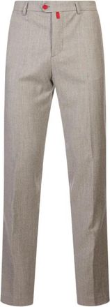 Kiton Homme, Pantalons, Beige, Taille: W32 Straight Pantalons