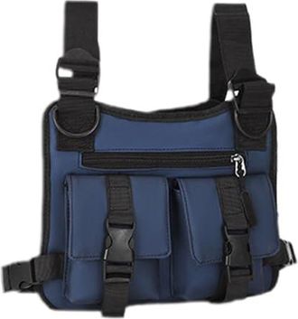 Generic Sac de transport dissimul&eacute; pour homme - Sac de poitrine r&eacute;glable et l&eacute;ger, bagage et &eacute;quipement de voyage pour fitness, v&eacute;lo, camping, marche en monta