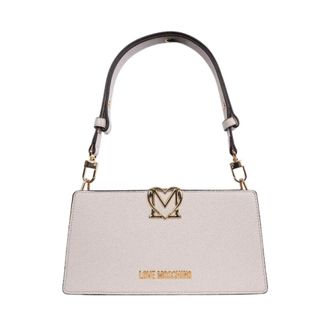 Love Moschino Verzierte Schultertasche - - Bags - Damen - Beige - ONE SIZE