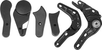 BESPORTBLE 6 St&uuml;ck Teiliges E Sports Stuhl Versteller Langlebige Multi Winkel Stuhlversteller Praktische Gaming Stuhl Zubeh&ouml;r Ersatzteile Schwarz Einfache Reinig